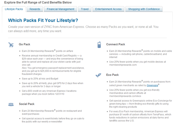 American Express Zync Card Review